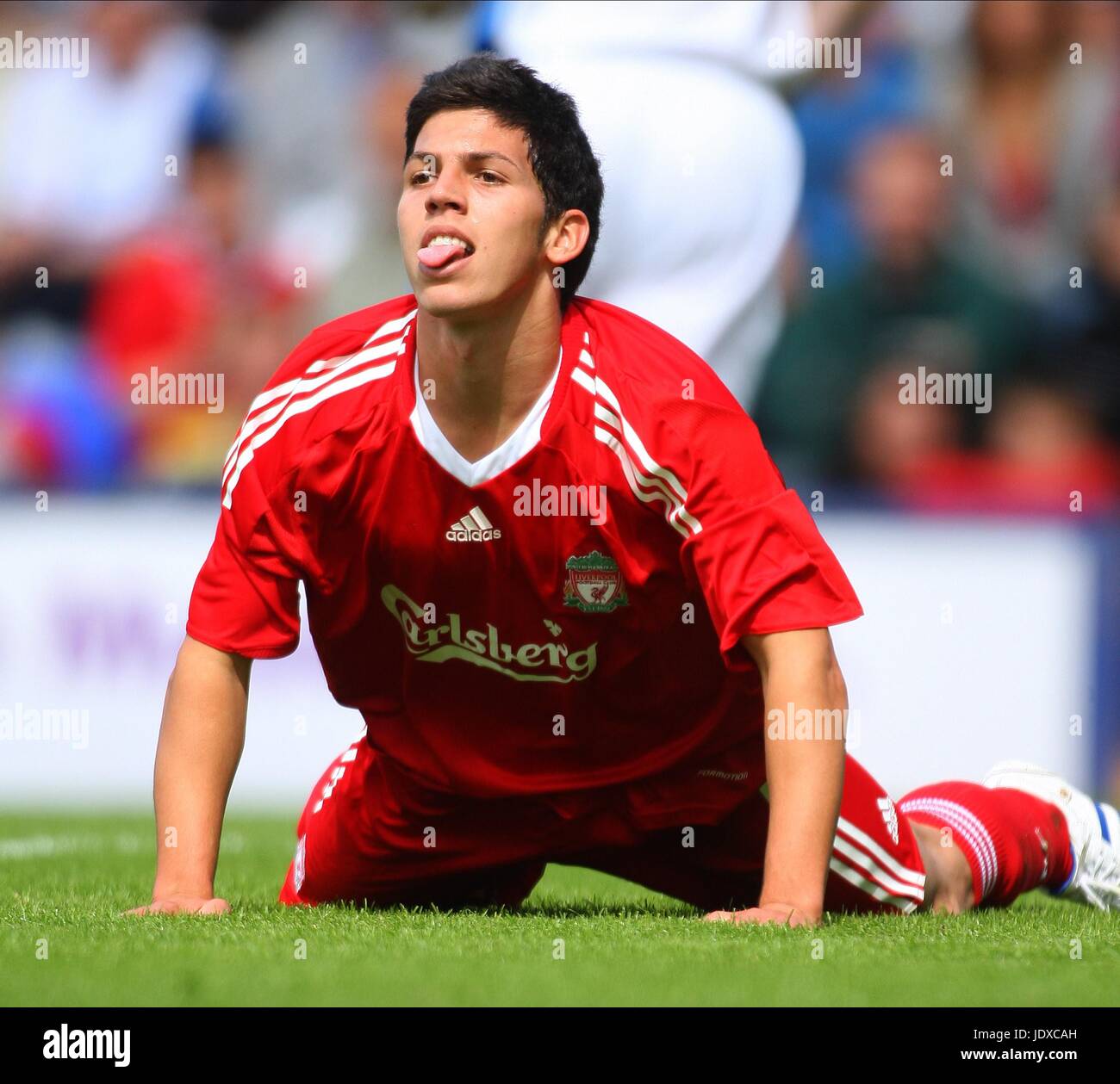 DANNY PACHECO LIVERPOOL FC PRENTON PARK BIRKENHEAD ENGLAND 12 July 2008 Stock Photo - Alamy