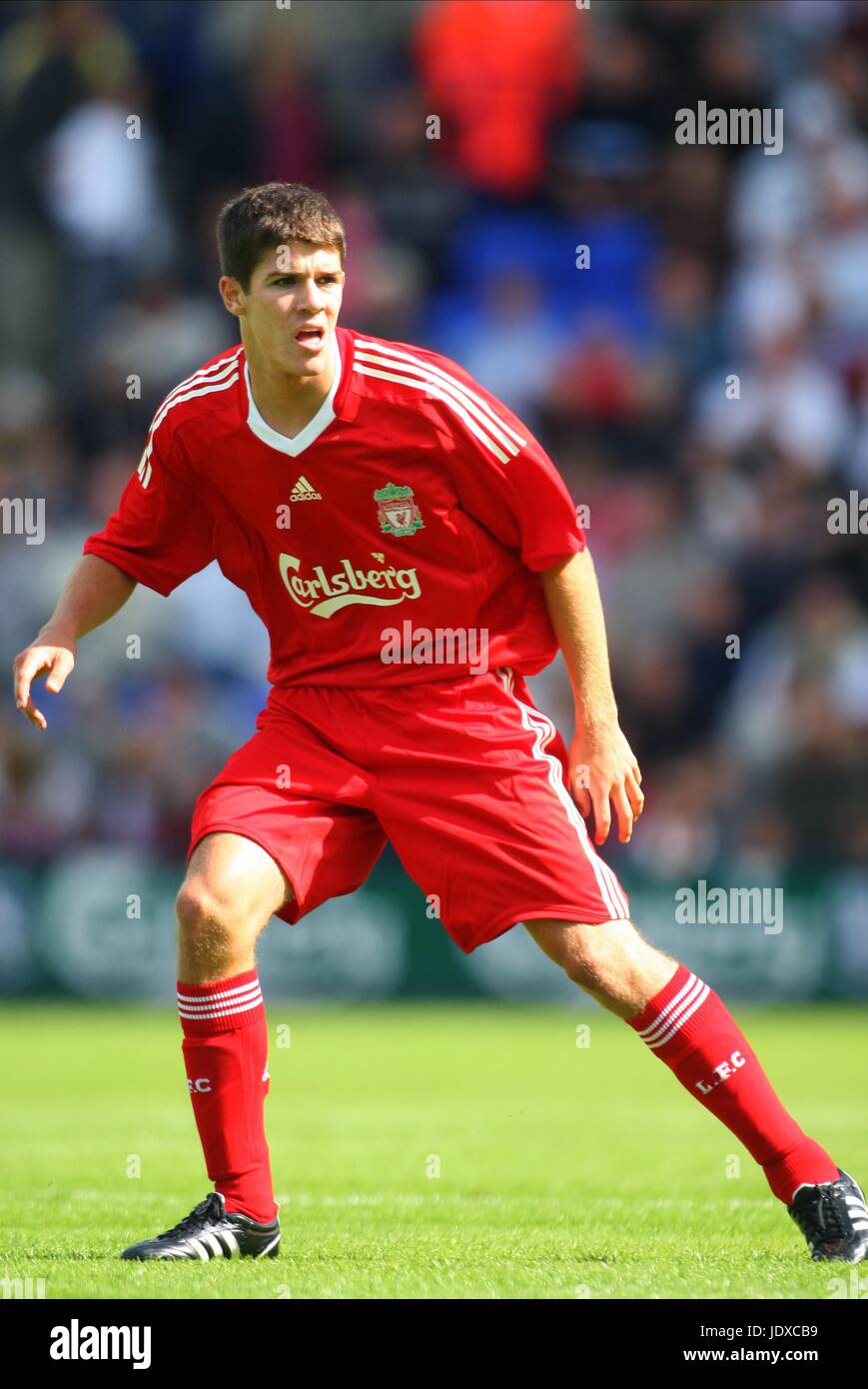 RYAN FLYNN LIVERPOOL FC PRENTON PARK BIRKENHEAD ENGLAND 12 July 2008 ...