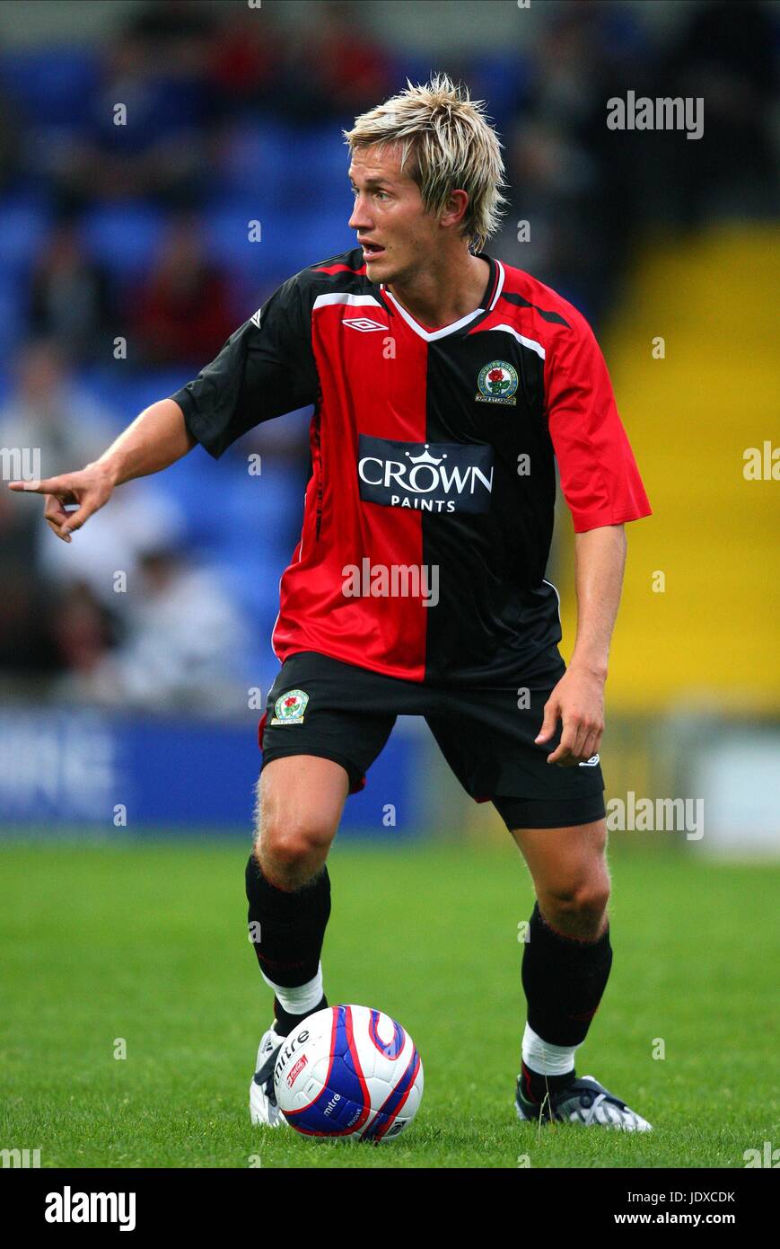 MORTEN GAMST PEDERSEN MACCLESFIELD V BLACKBURN MOSS ROSE STADIUM ...