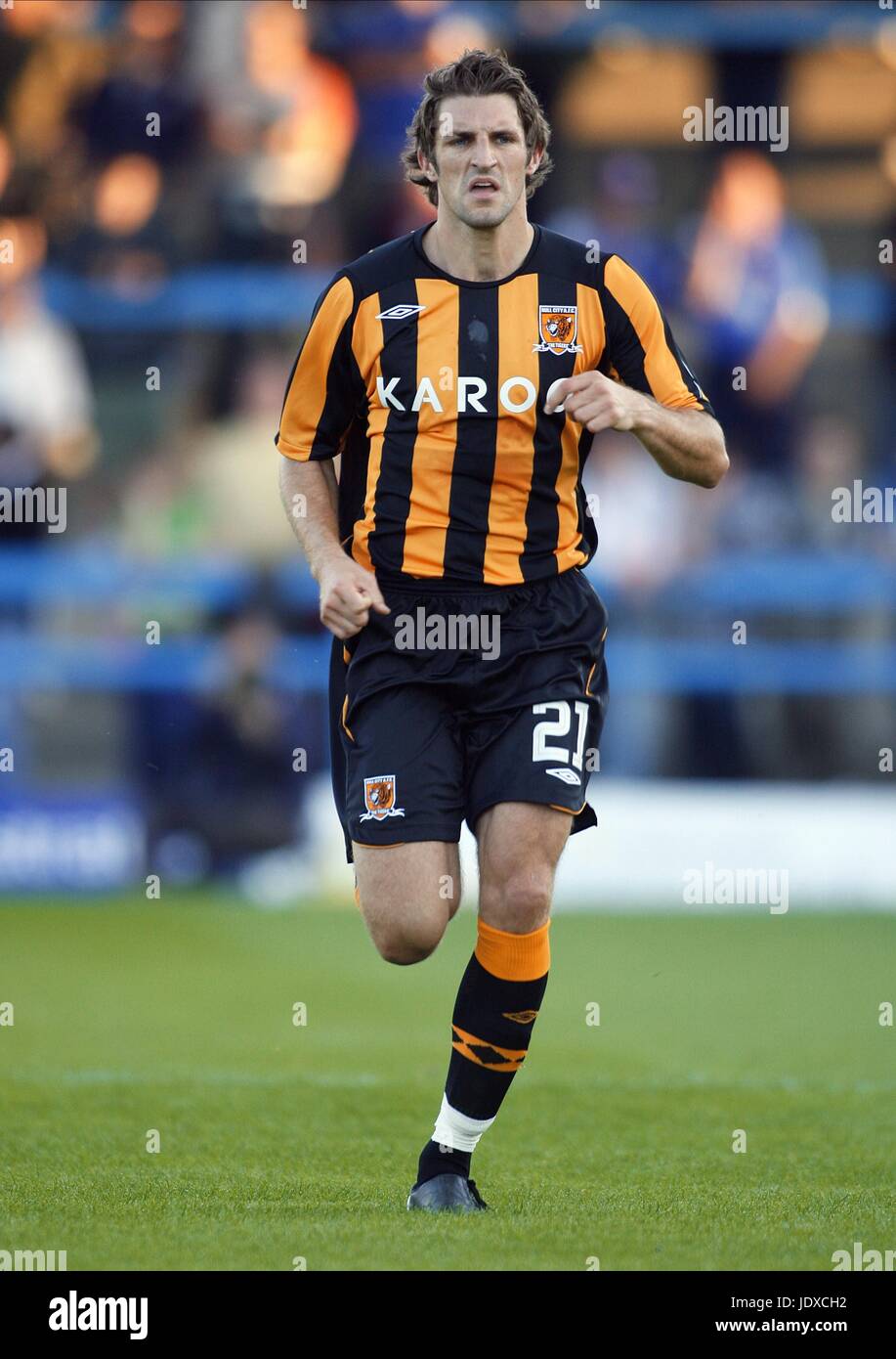 SAM RICKETTS HULL CITY FC SALTERGATE CHESTERFIELD ENGLAND 22 July 2008 ...