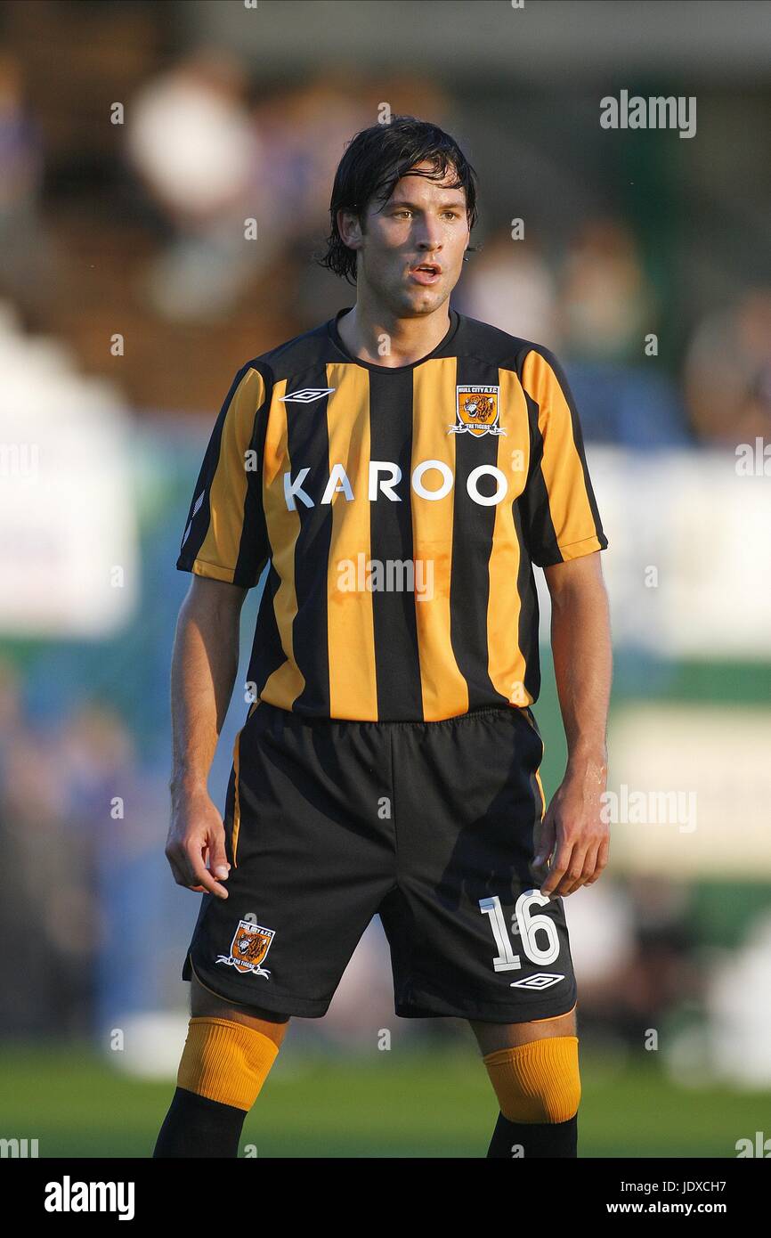 PETER HALMOSI HULL CITY FC SALTERGATE CHESTERFIELD ENGLAND 22 July 2008 ...
