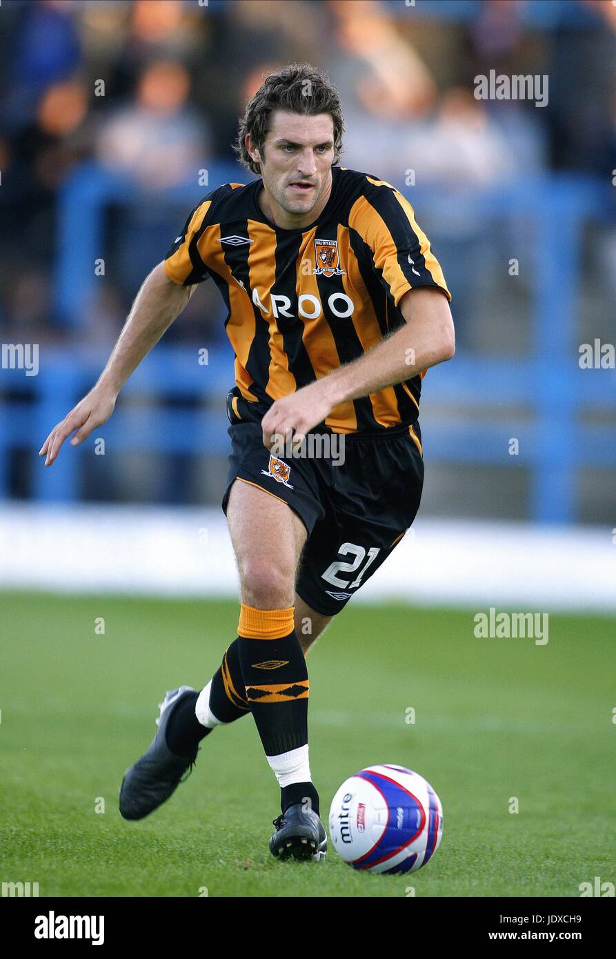 SAM RICKETTS HULL CITY FC SALTERGATE CHESTERFIELD ENGLAND 22 July 2008 ...