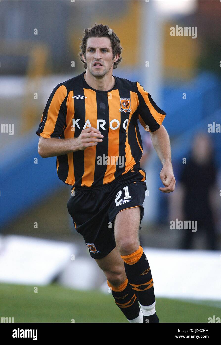 SAM RICKETTS HULL CITY FC SALTERGATE CHESTERFIELD ENGLAND 22 July 2008 ...