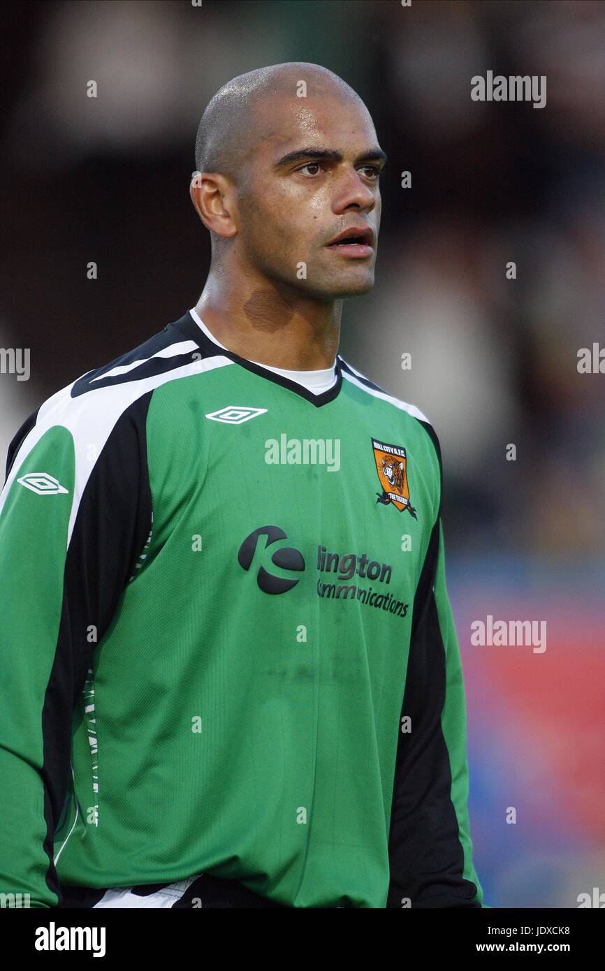 TONY WARNER HULL CITY FC SALTERGATE CHESTERFIELD ENGLAND 22 July 2008 ...