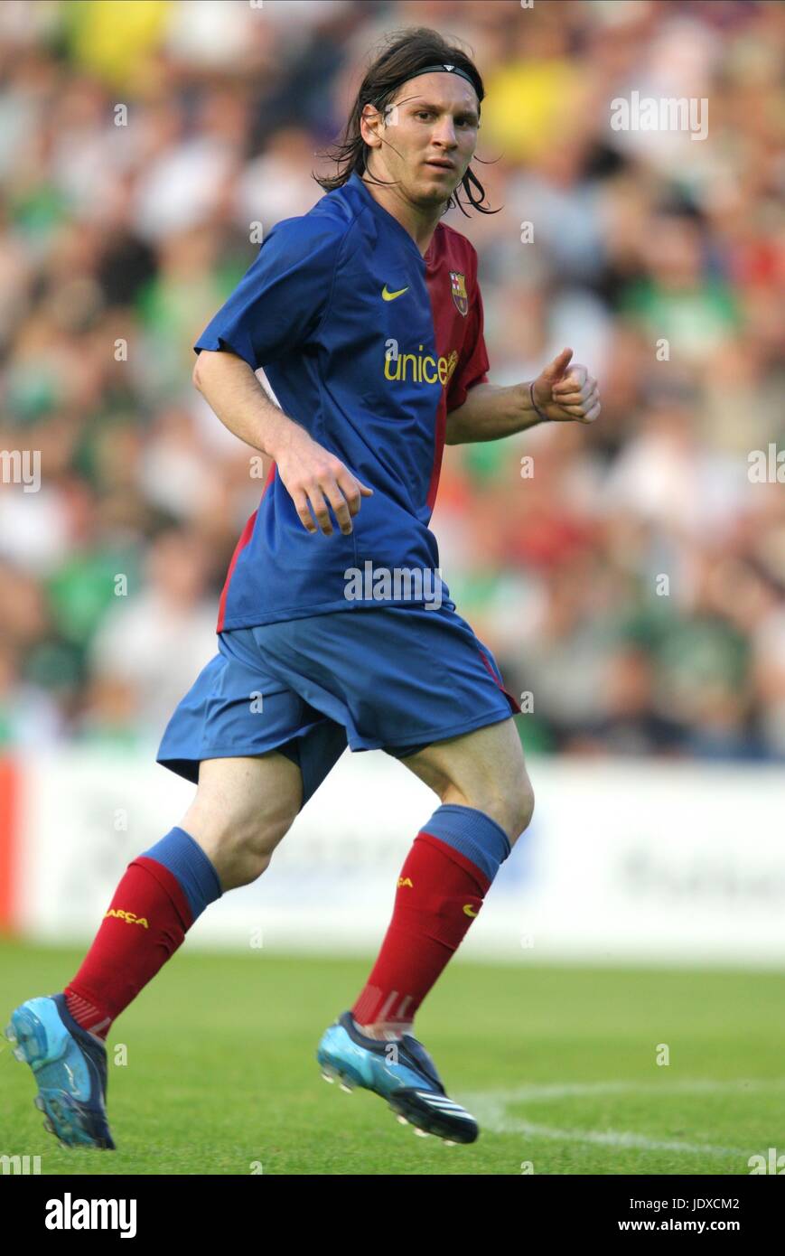 LIONEL MESSI BARCELONA CF MURRAYFIELD EDINBURGH SCOTLAND 24 July 2008 ...
