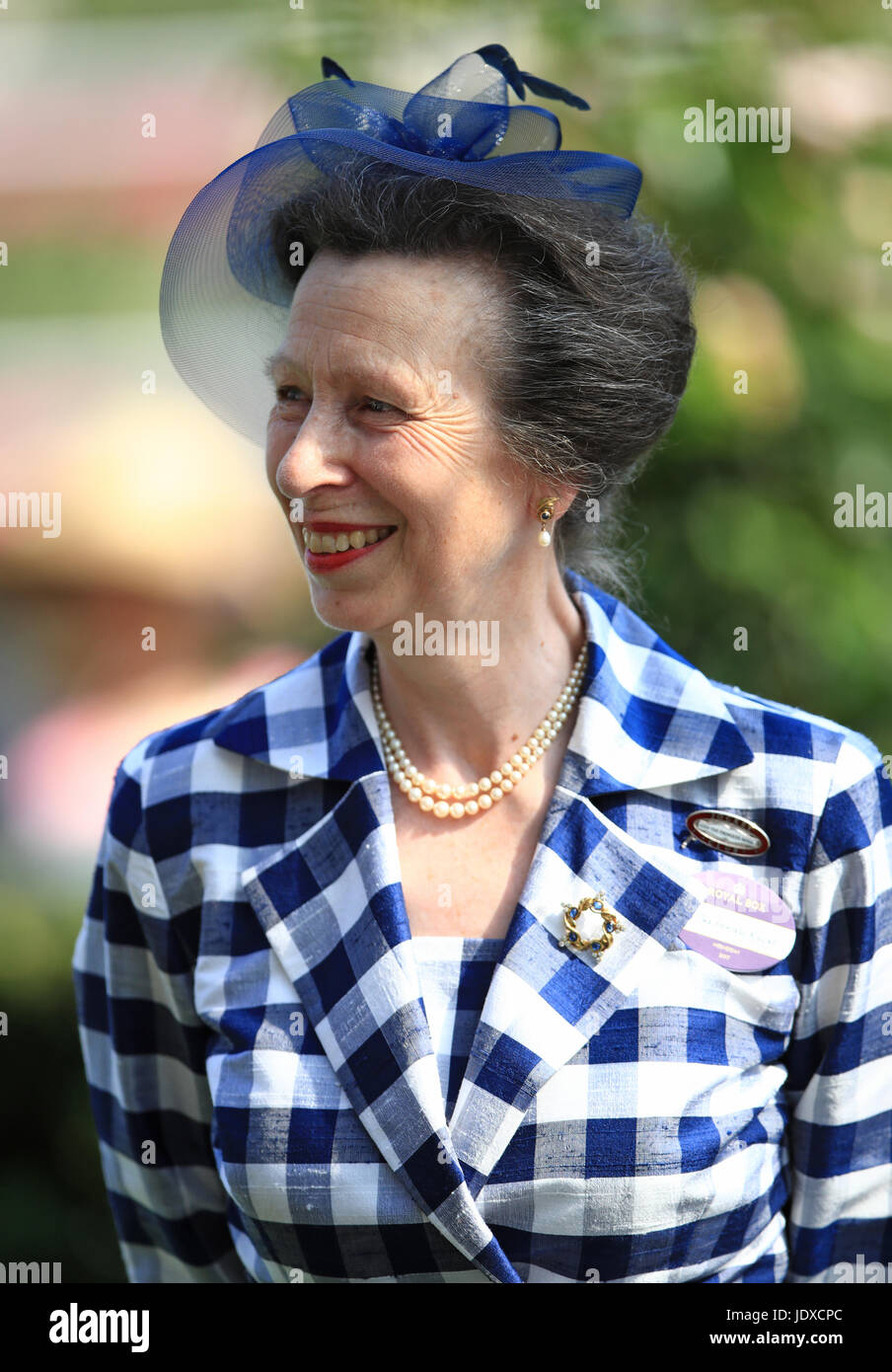 The Princess Royal presents the trophy for The Prince of Wales's Stakes ...