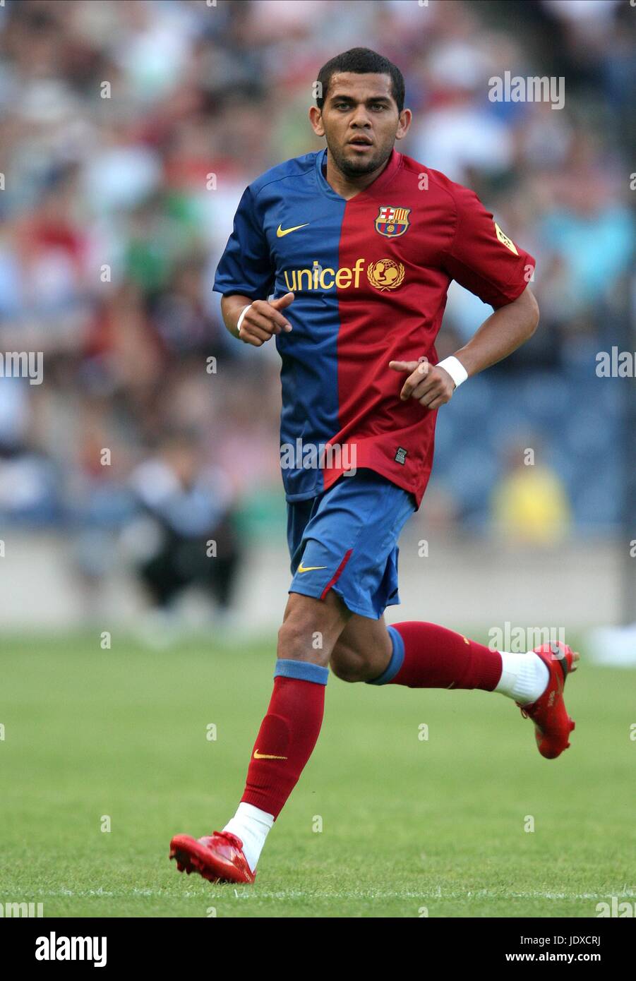 DANI ALVES BARCELONA CF MURRAYFIELD EDINBURGH SCOTLAND 24 July 2008 ...