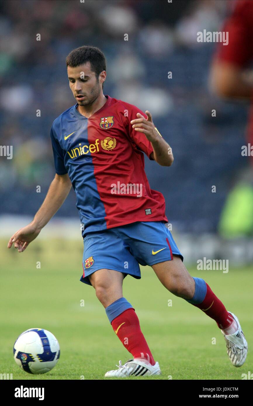 MARC CROSAS BARCELONA CF MURRAYFIELD EDINBURGH SCOTLAND 24 July 2008 ...