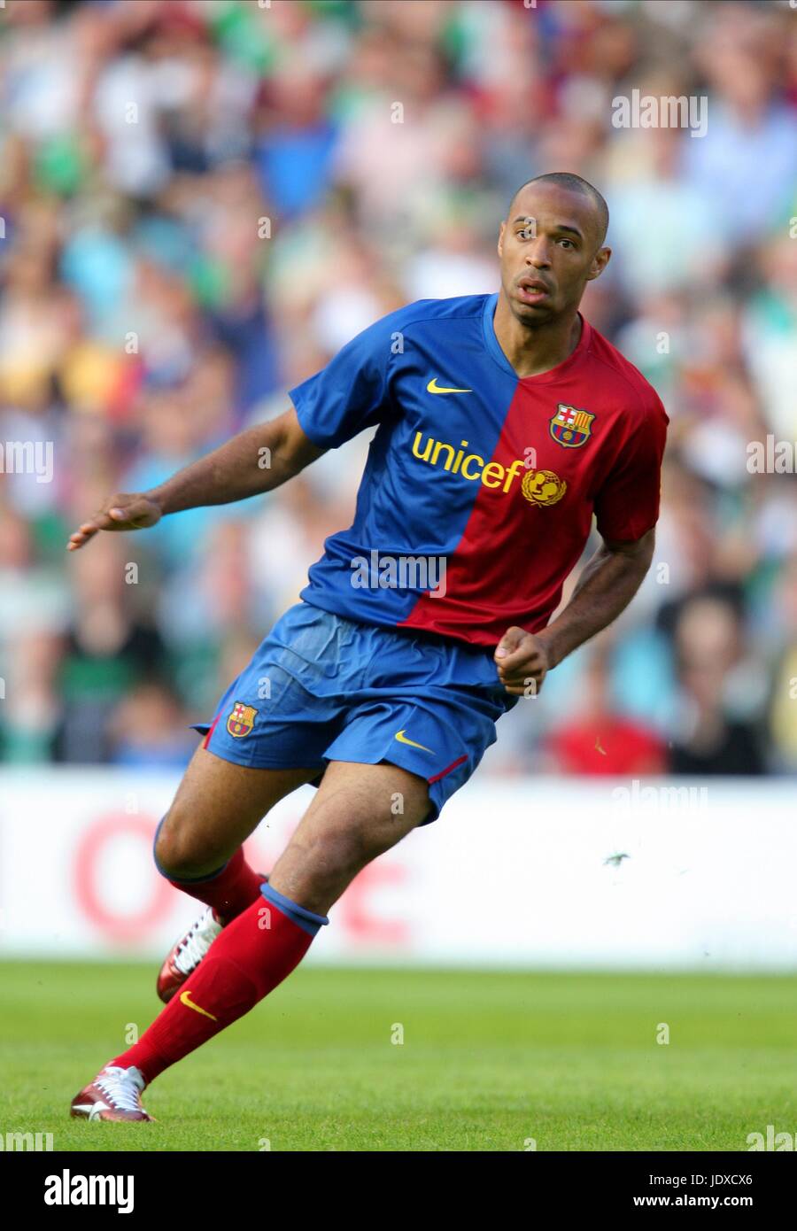 THIERRY HENRY BARCELONA CF MURRAYFIELD EDINBURGH SCOTLAND 24 July 2008 ...