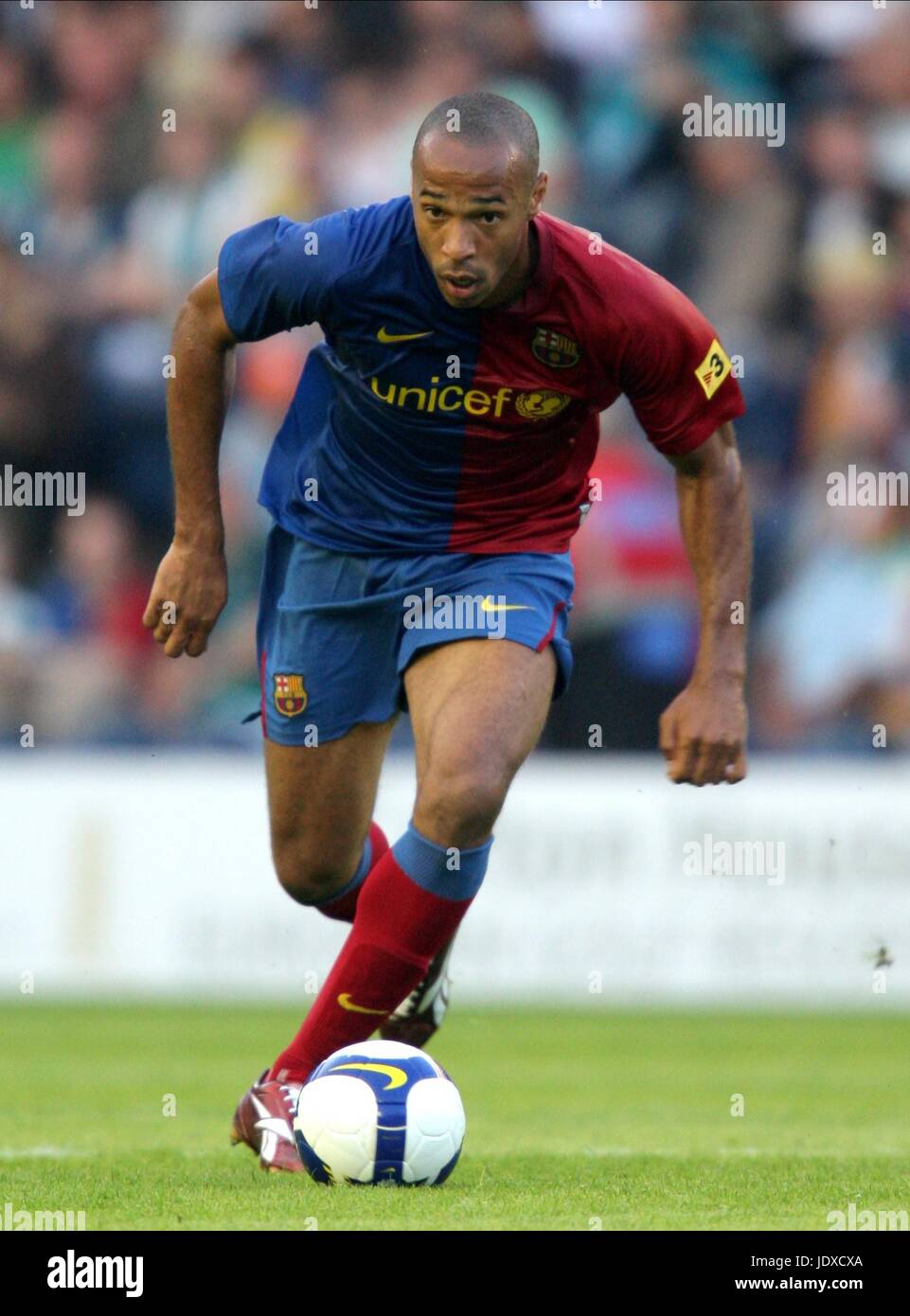 THIERRY HENRY BARCELONA CF MURRAYFIELD EDINBURGH SCOTLAND 24 July 2008 ...