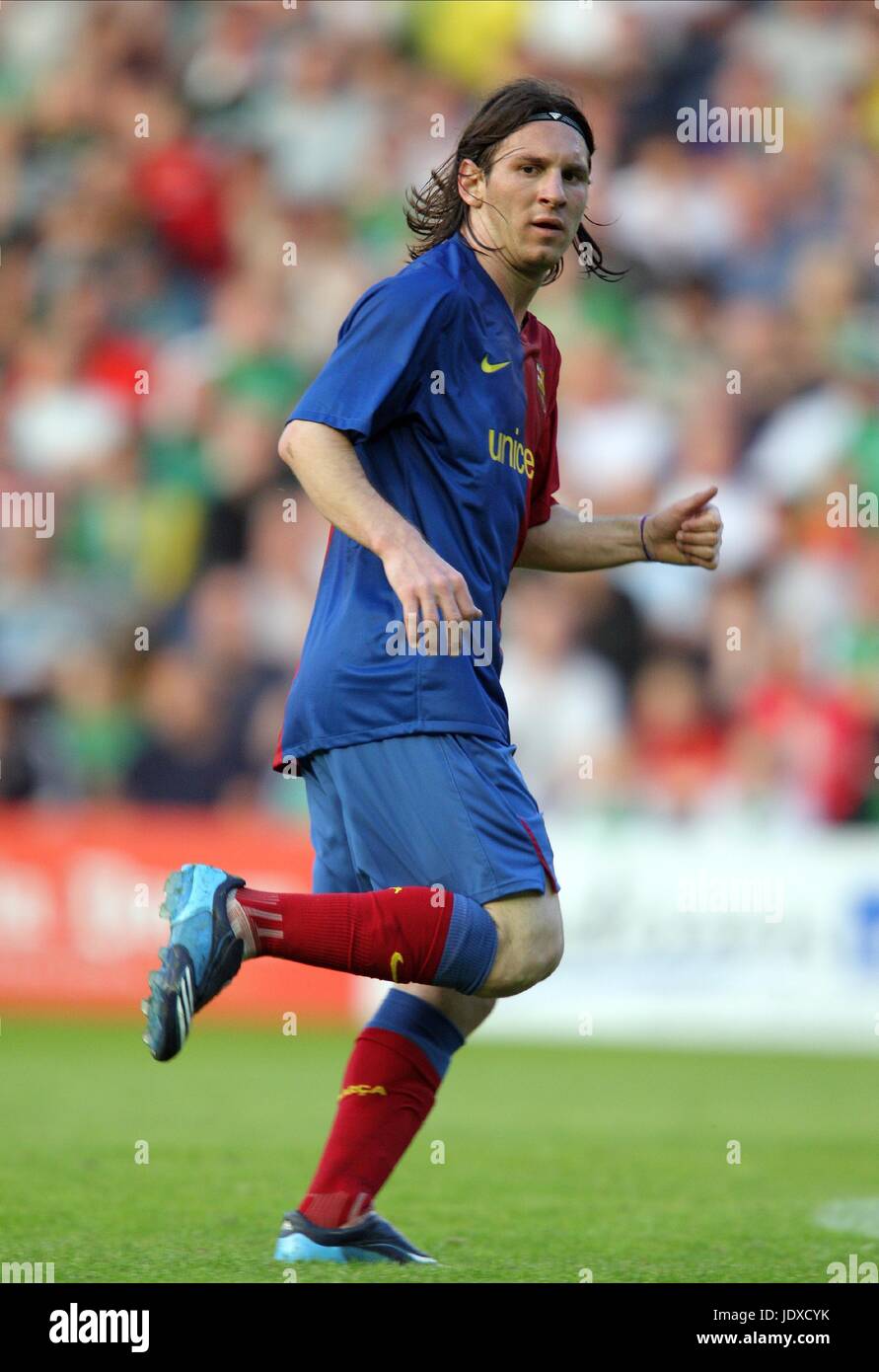 LIONEL MESSI BARCELONA CF MURRAYFIELD EDINBURGH SCOTLAND 24 July 2008 ...