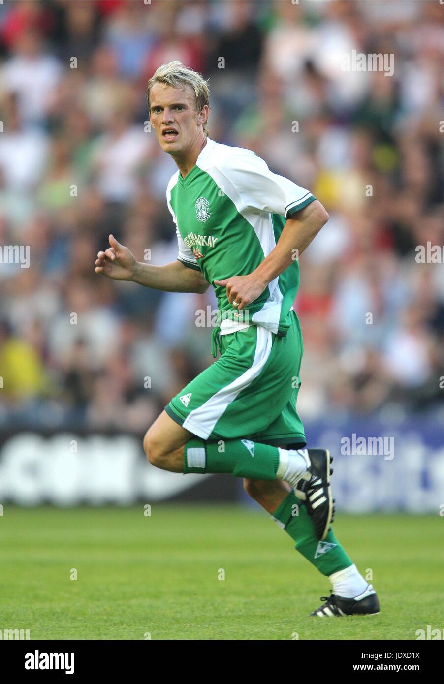 DEAN SHIELS HIBERNIAN FC MURRAYFIELD EDINBURGH SCOTLAND 24 July 2008 ...