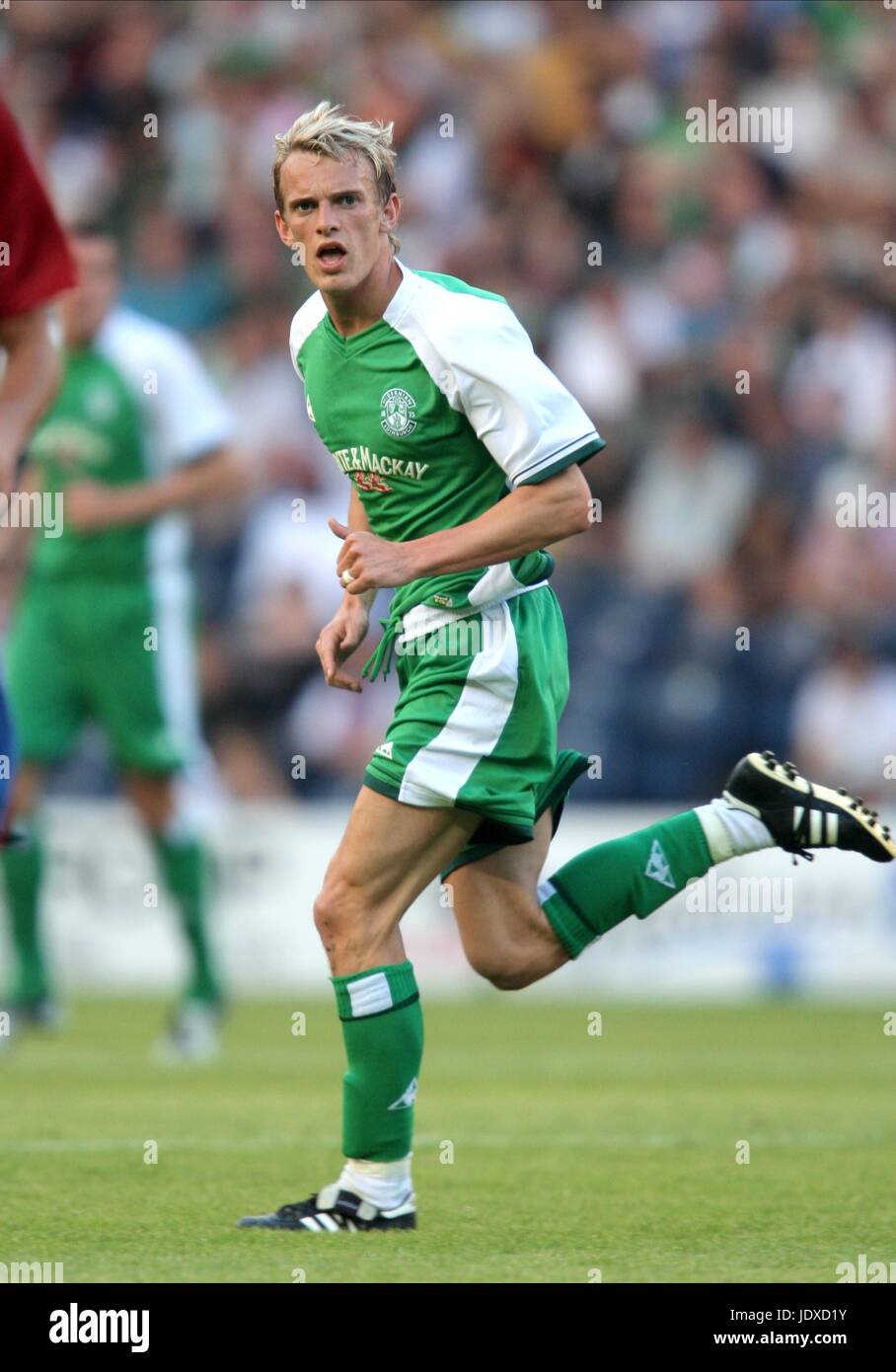 LEWIS STEVENSON HIBERNIAN FC MURRAYFIELD EDINBURGH SCOTLAND 24 July ...