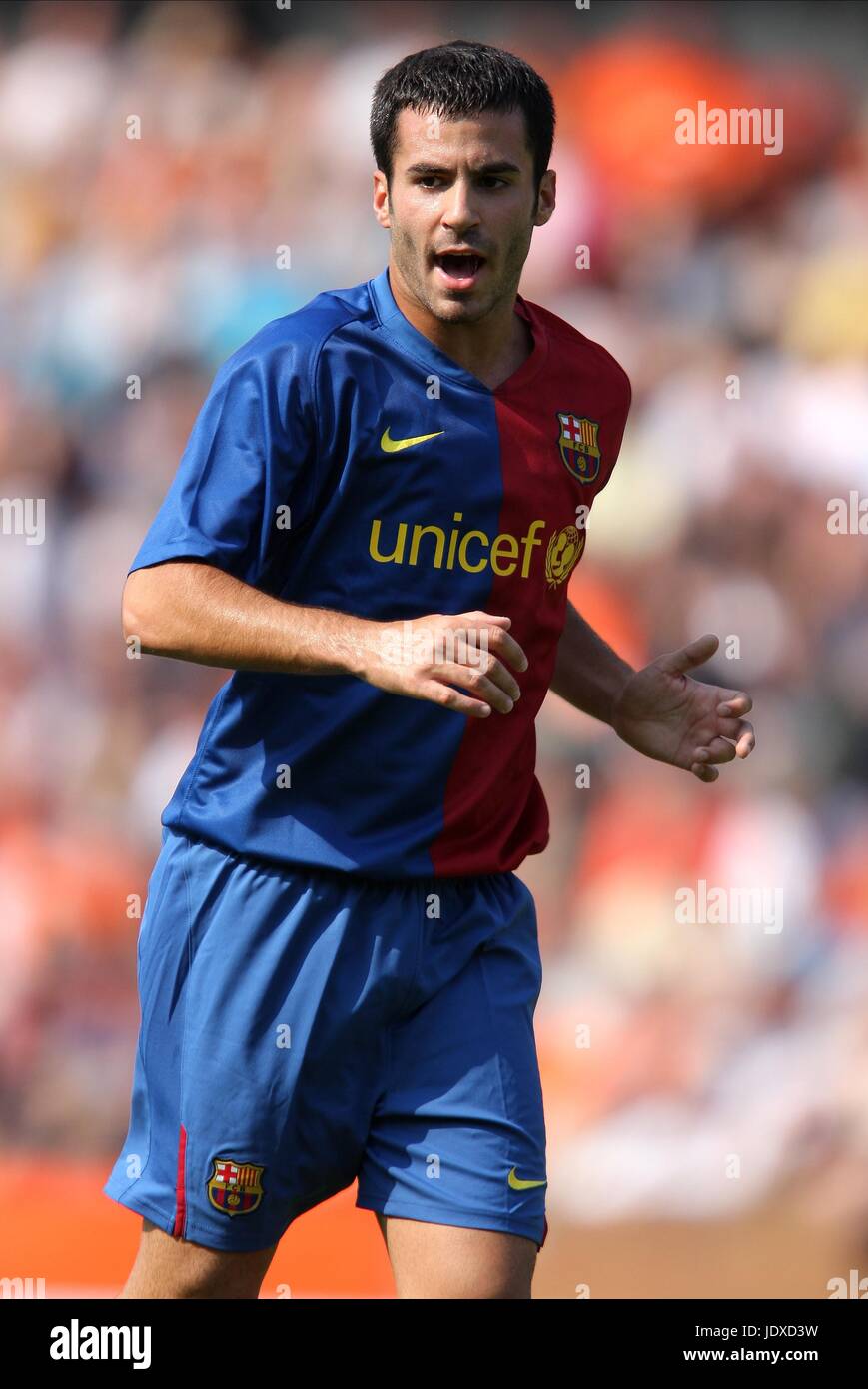 MARC CROSAS BARCELONA CF TANNADICE DUNDEE SCOTLAND 30 July 2008 Stock ...