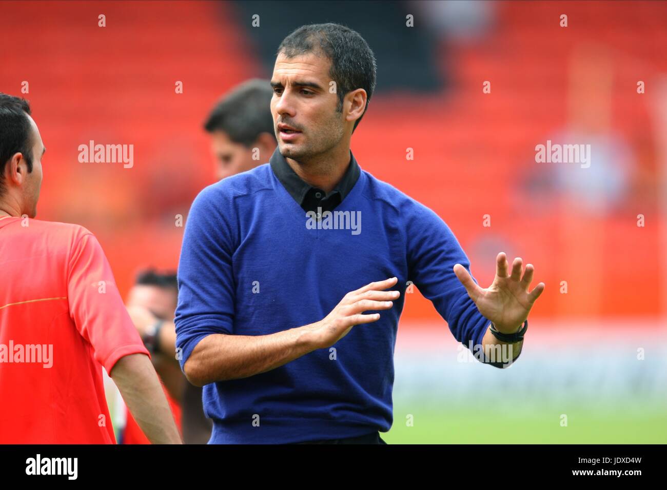 Barcelona manager pep guardiola hi-res stock photography and images - Alamy