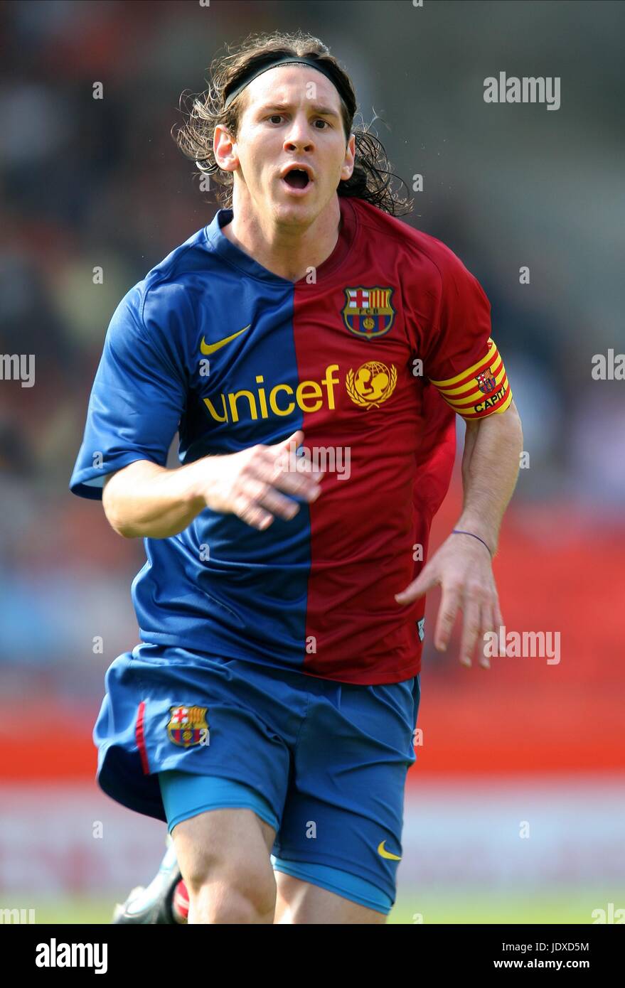 LIONEL MESSI BARCELONA CF TANNADICE DUNDEE SCOTLAND 30 July 2008 Stock ...