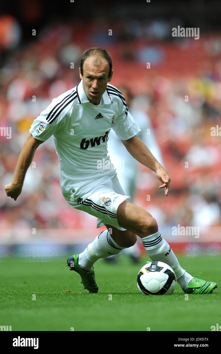 ARJEN ROBBEN REAL MADRID EMIRATES STADIUM LONDON ENGLAND 02 August 2008 ...