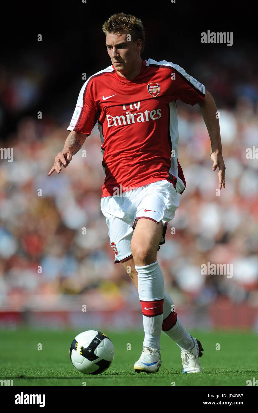 NICKLAS BENDTNER ARSENAL FC EMIRATES STADIUM LONDON ENGLAND 02 August ...