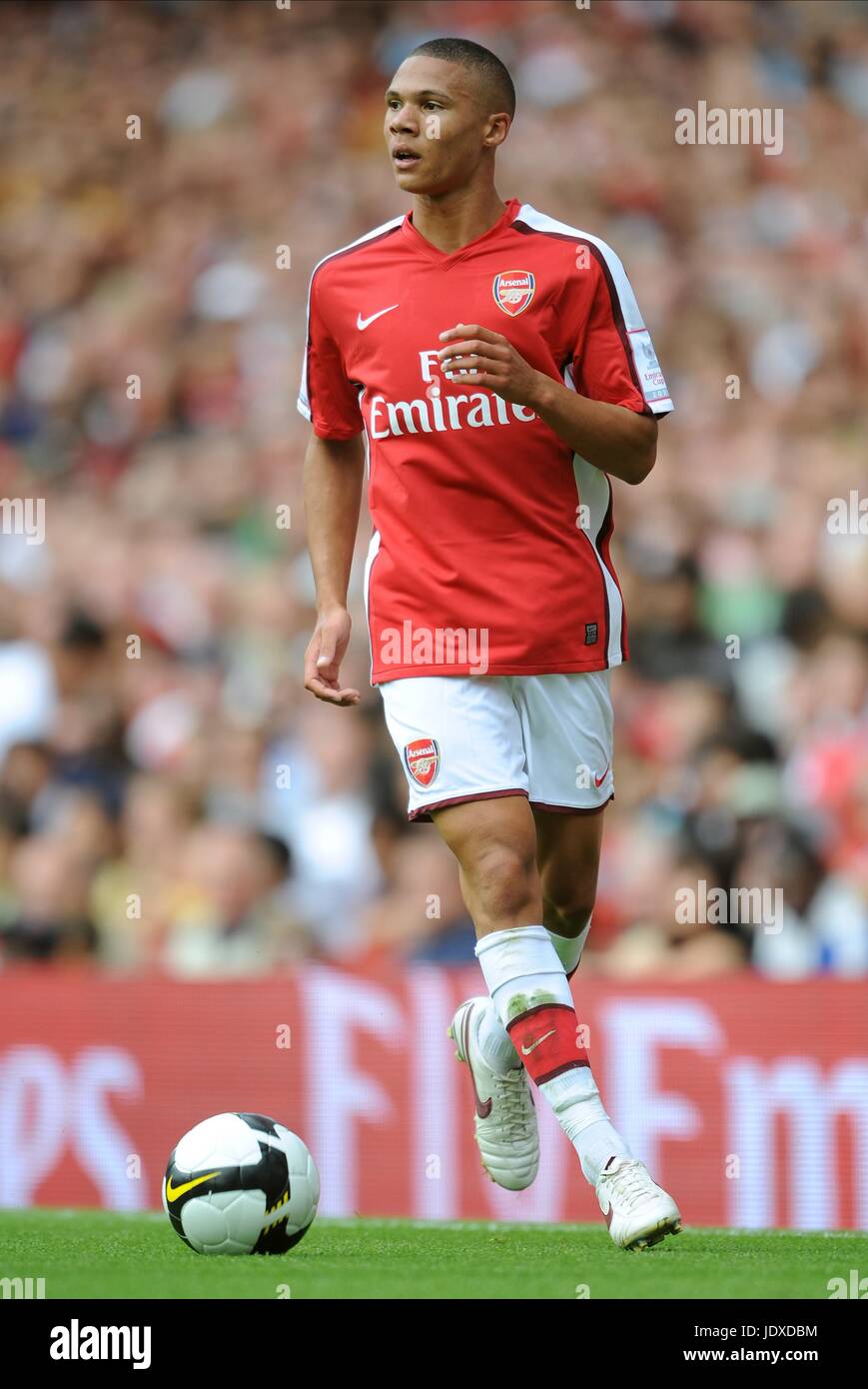KIERAN GIBBS ARSENAL FC EMIRATES STADIUM LONDON ENGLAND 02 August 2008 ...