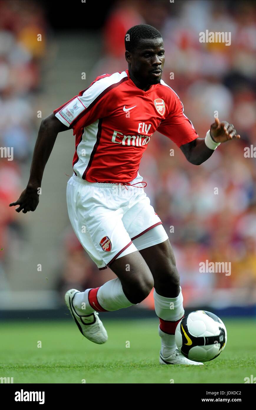 EMMANUEL EBOUE ARSENAL FC EMIRATES STADIUM LONDON ENGLAND 02 August ...