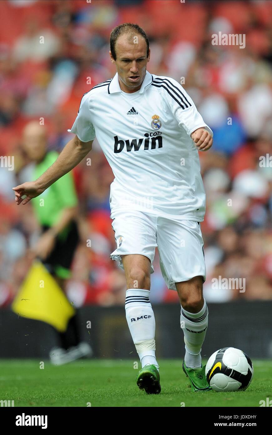 ARJEN ROBBEN REAL MADRID EMIRATES STADIUM LONDON ENGLAND 02 August 2008 ...