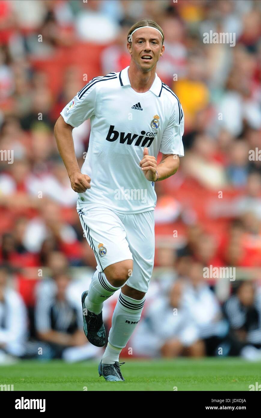 GUTI REAL MADRID EMIRATES STADIUM LONDON ENGLAND 02 August 2008 Stock ...