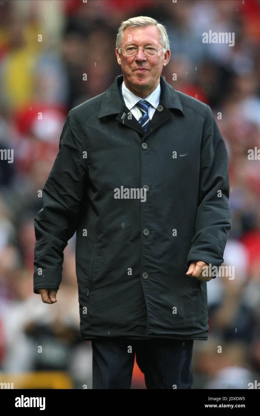 SIR ALEX FERGUSON MANCHESTER UNITED FC MANAGER OLD TRAFFORD MANCHESTER ...