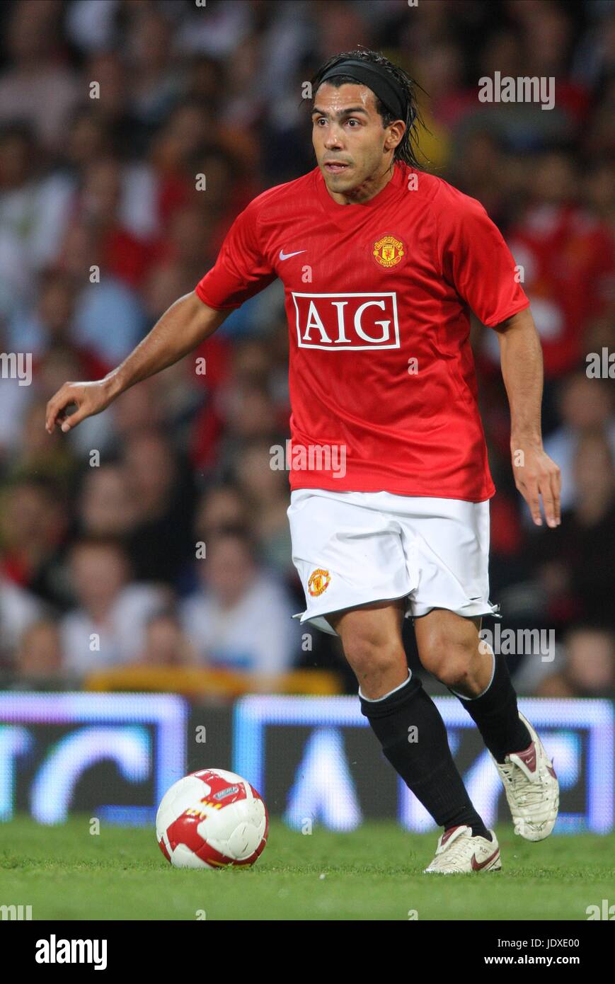 CARLOS TEVEZ MANCHESTER UNITED FC OLD TRAFFORD MANCHESTER ENGLAND 06 ...
