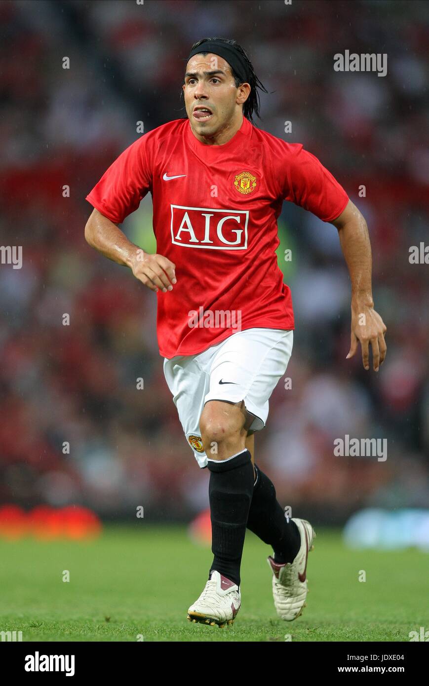 CARLOS TEVEZ MANCHESTER UNITED FC OLD TRAFFORD MANCHESTER ENGLAND 06 ...