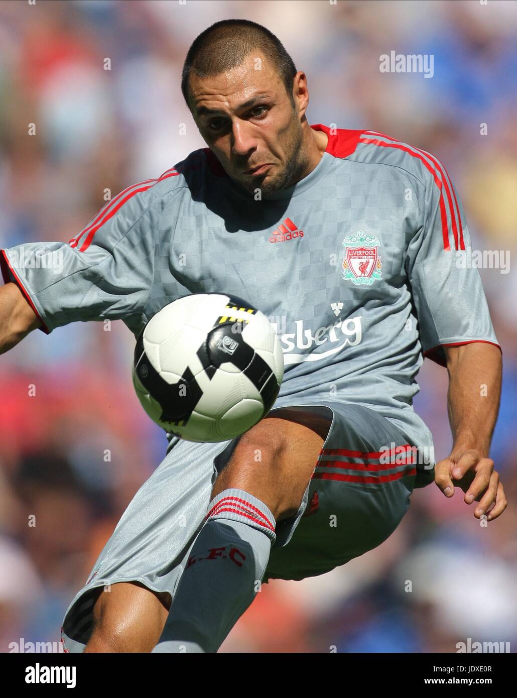 ANDREA DOSSENA LIVERPOOL FC IBROX GLASGOW SCOTLAND 02 August 2008 Stock ...
