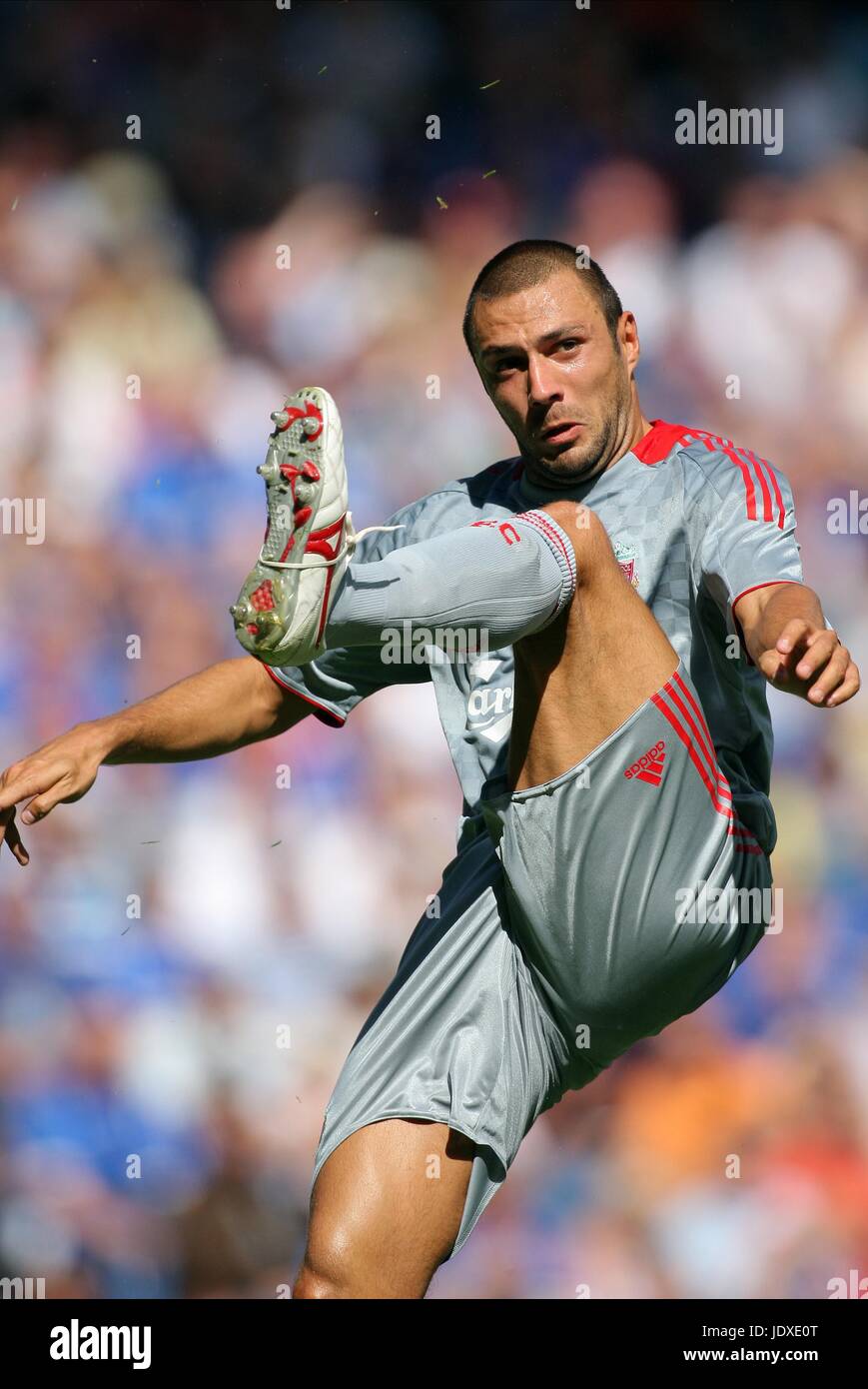 ANDREA DOSSENA LIVERPOOL FC IBROX GLASGOW SCOTLAND 02 August 2008 Stock ...