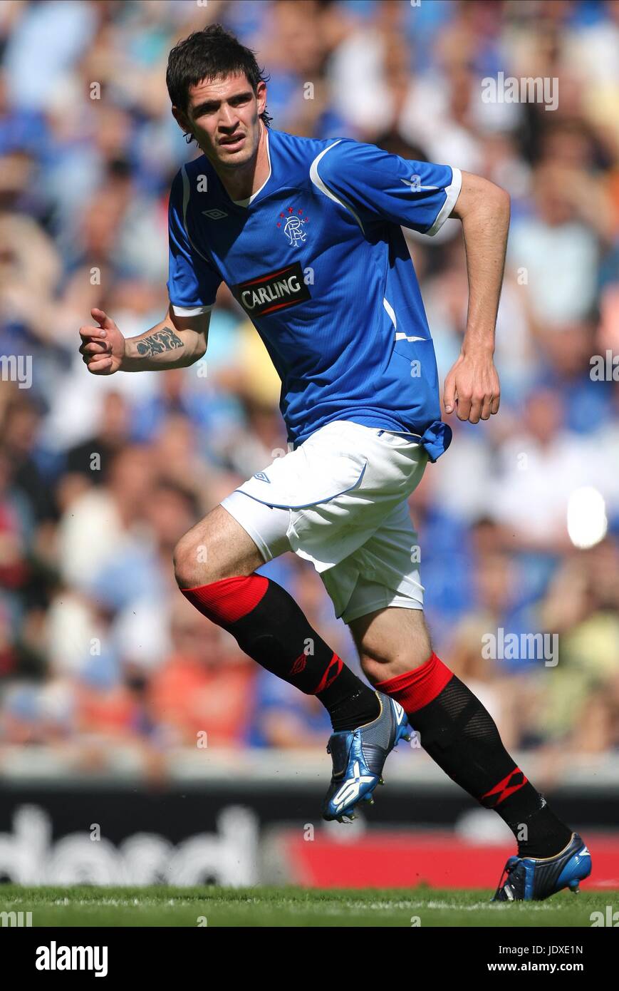 KYLE LAFFERTY GLASGOW RANGERS FC IBROX GLASGOW SCOTLAND 02 August 2008 ...