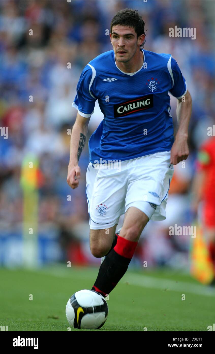 KYLE LAFFERTY GLASGOW RANGERS FC IBROX GLASGOW SCOTLAND 02 August 2008 ...