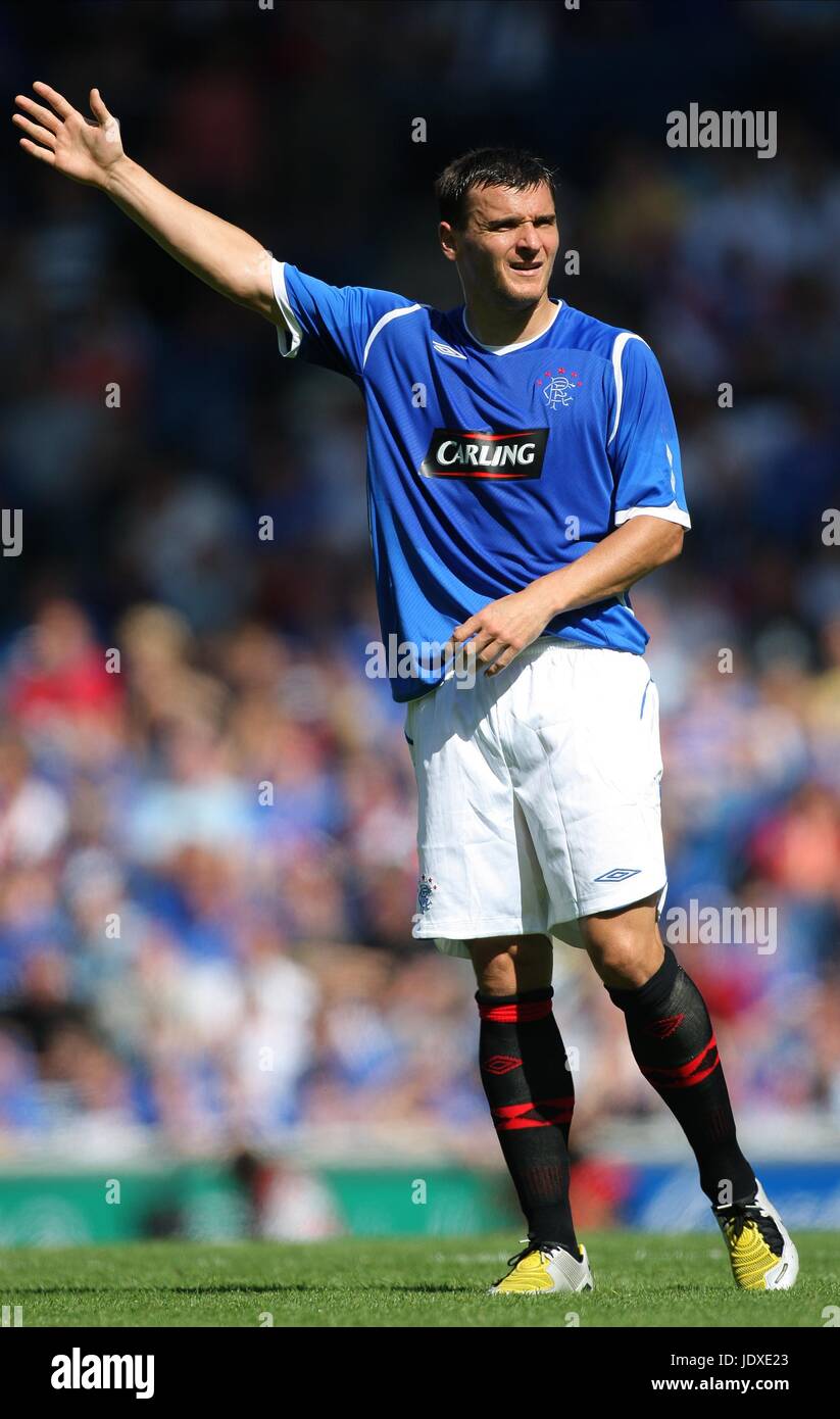 LEE MCCULLOCH GLASGOW RANGERS FC IBROX GLASGOW SCOTLAND 02 August 2008 ...