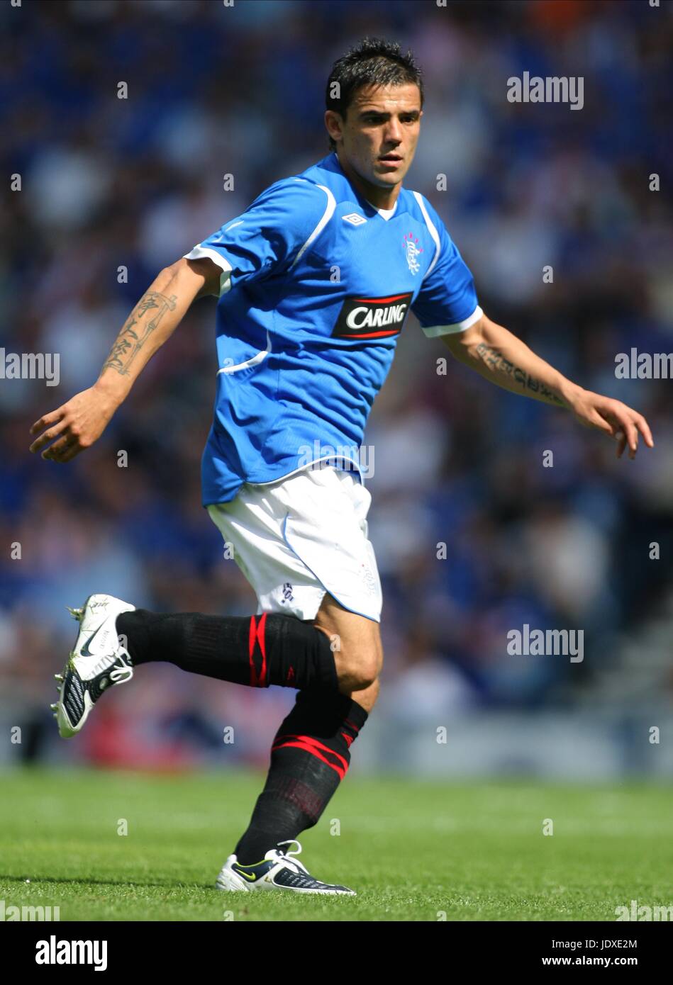 NACHO NOVO GLASGOW RANGERS FC IBROX GLASGOW SCOTLAND 02 August 2008 ...