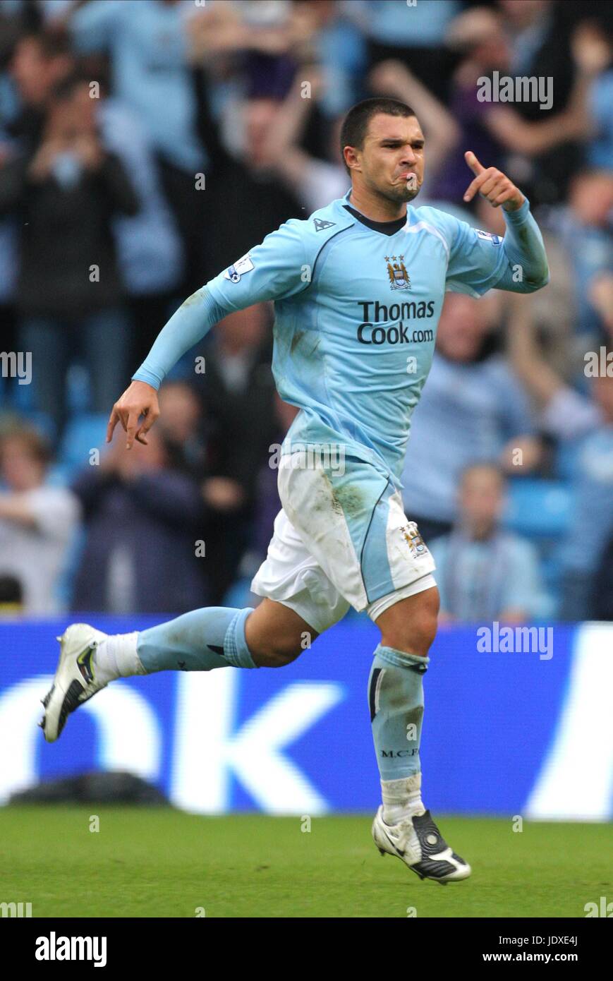 VALERI BOJINOV CELEBRATES MANCHESTER CITY V AC MILAN CITY OF MANCHESTER ...