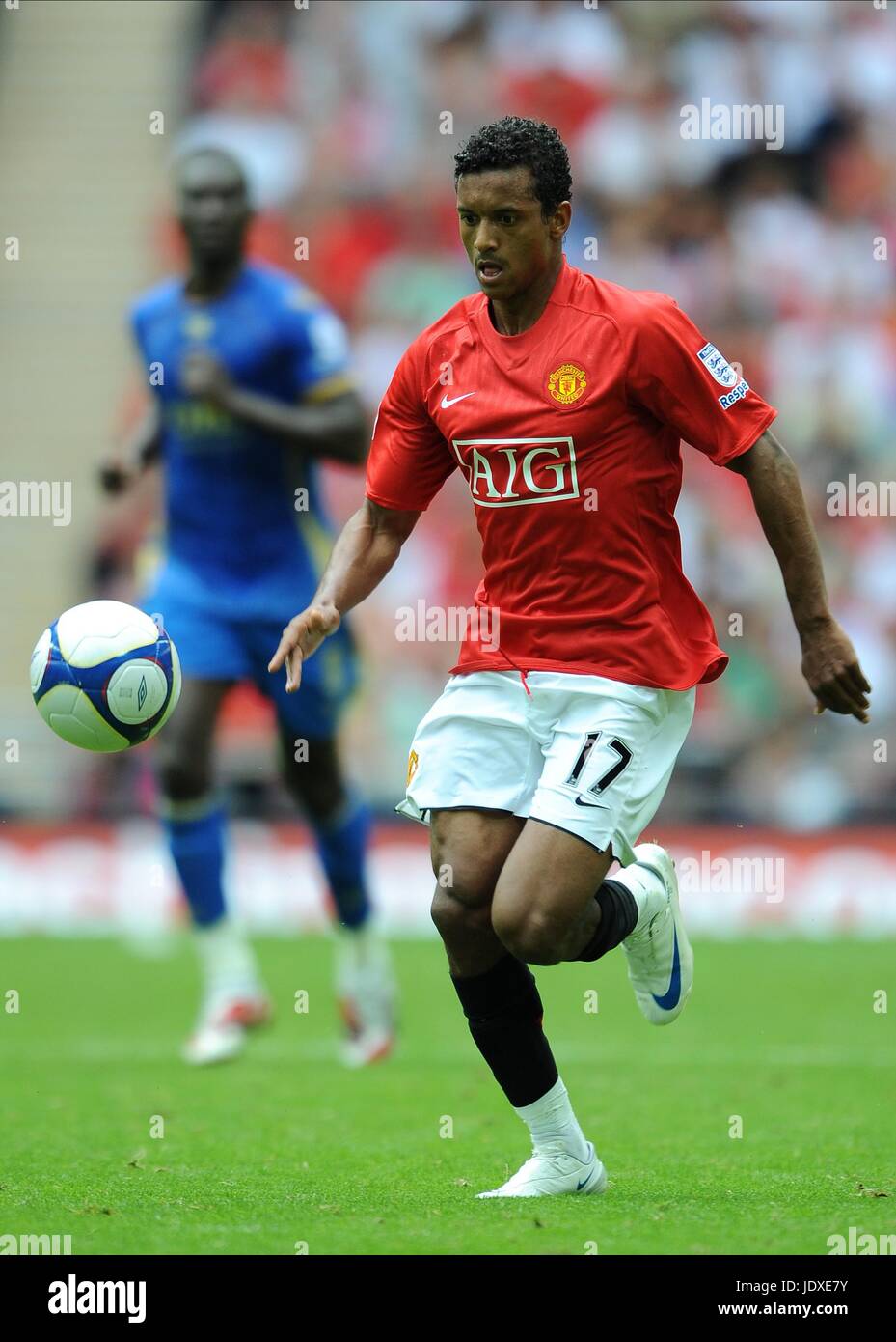 NANI MANCHESTER UNITED FC WEMBLEY STADIUM LONDON ENGLAND 10 August 2008 ...