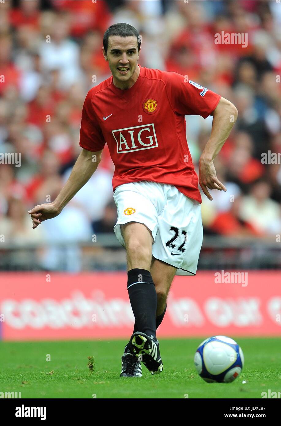 JOHN O'SHEA MANCHESTER UNITED FC WEMBLEY STADIUM LONDON ENGLAND 10 ...