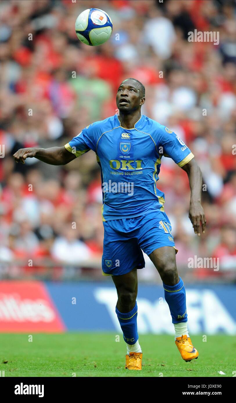 JOHN UTAKA PORTSMOUTH FC WEMBLEY STADIUM LONDON ENGLAND 10 August 2008 ...