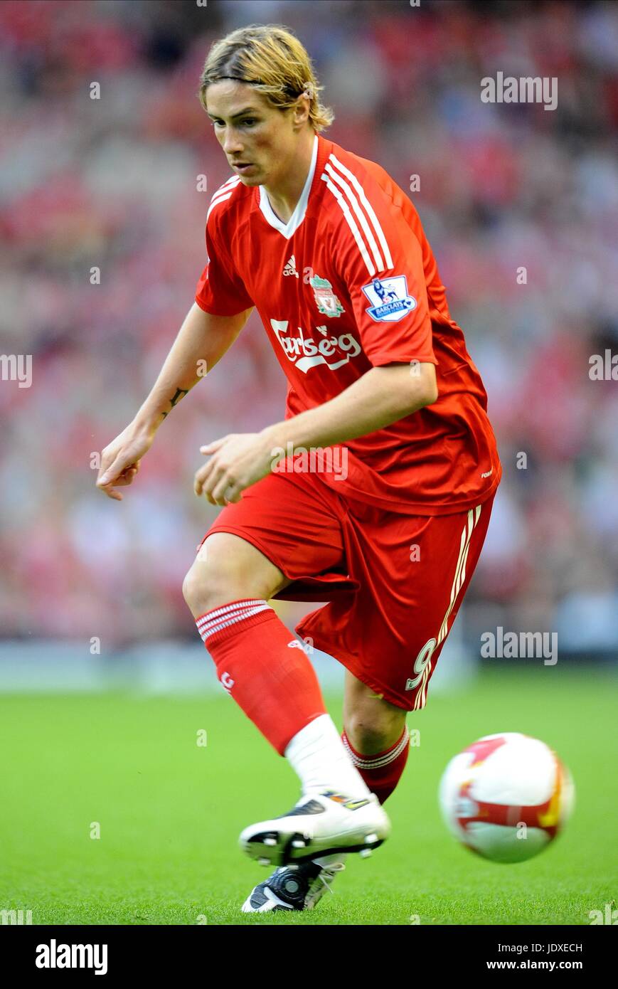 FERNANDO TORRES LIVERPOOL FC ANFIELD LIVERPOOL ENGLAND 08 August 2008 ...