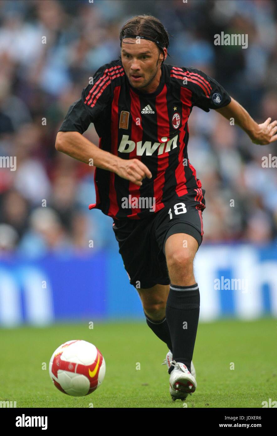MAREK JANKULOVSKI AC MILAN CITY OF MANCHESTER STADIUM MANCHESTER ...