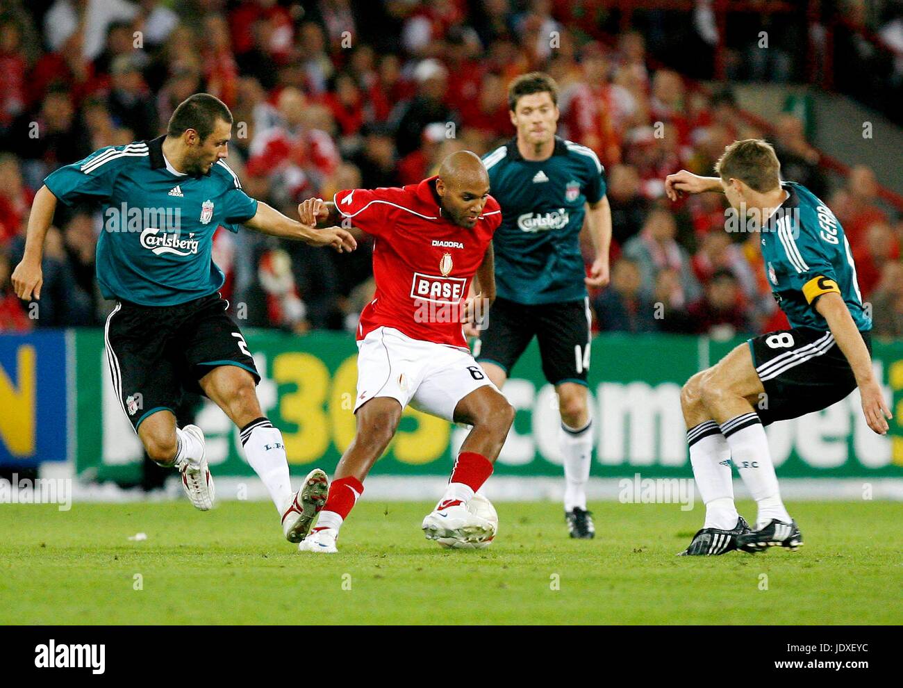 ANDREA DOSSENA, WILFRIED DALMAT, XABI ALONSO , STEVEN GERRARD ...