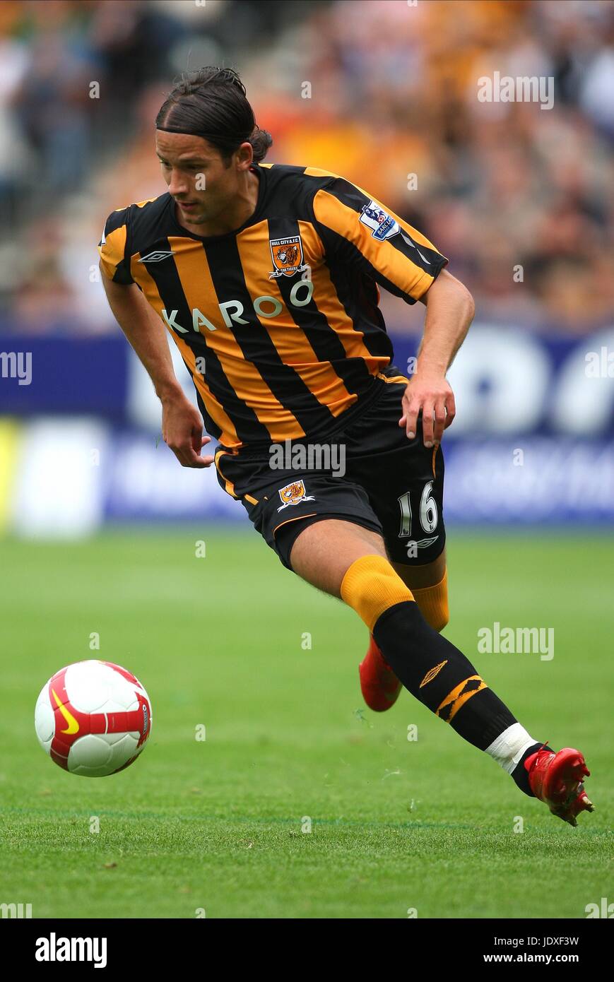 PETER HALMOSI HULL CITY FC KC STADIUM HULL ENGLAND 16 August 2008 Stock ...