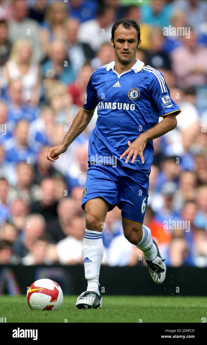 RICARDO CARVALHO CHELSEA FC STAMFORD BRIDGE LONDON ENGLAND 17 August ...