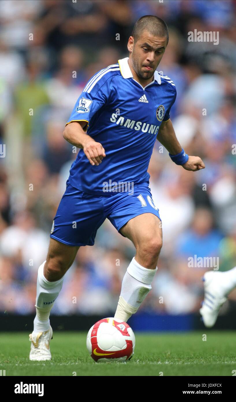JOE COLE CHELSEA FC STAMFORD BRIDGE LONDON ENGLAND 17 August 2008 Stock ...