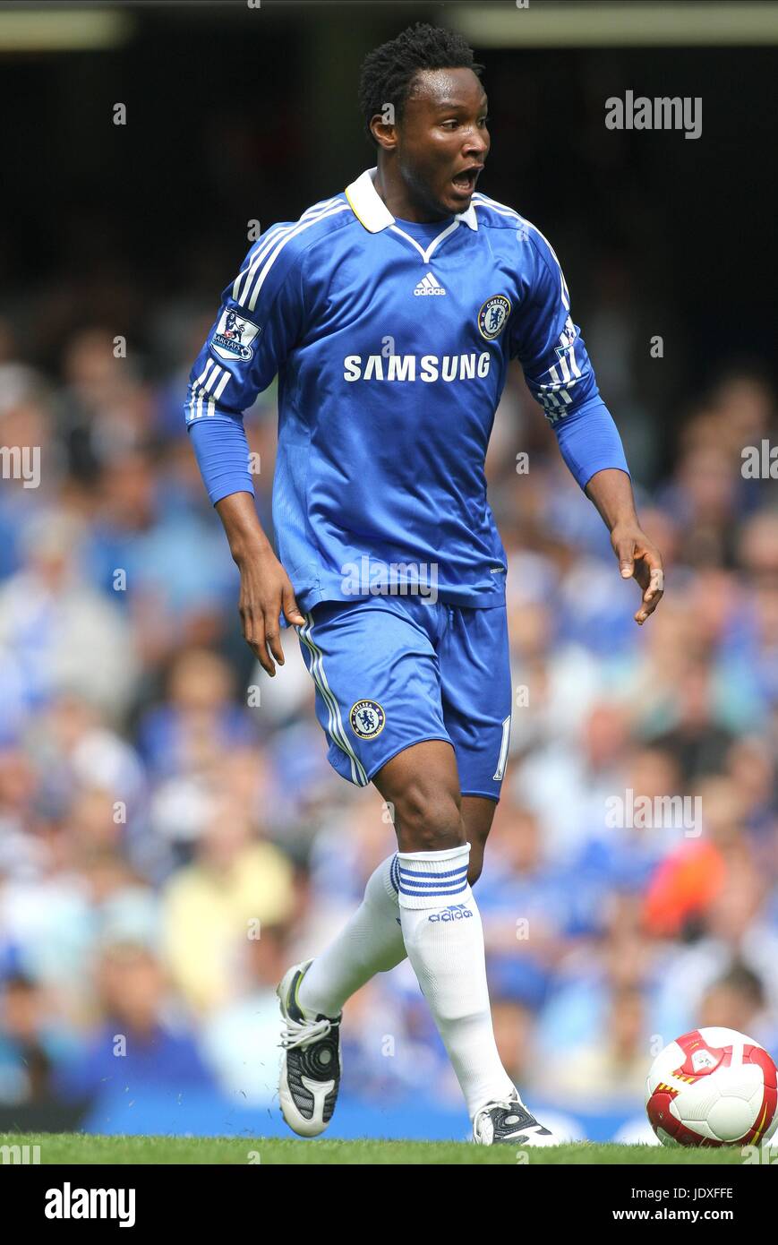 JOHN OBI MIKEL CHELSEA FC STAMFORD BRIDGE LONDON ENGLAND 17 August 2008 ...