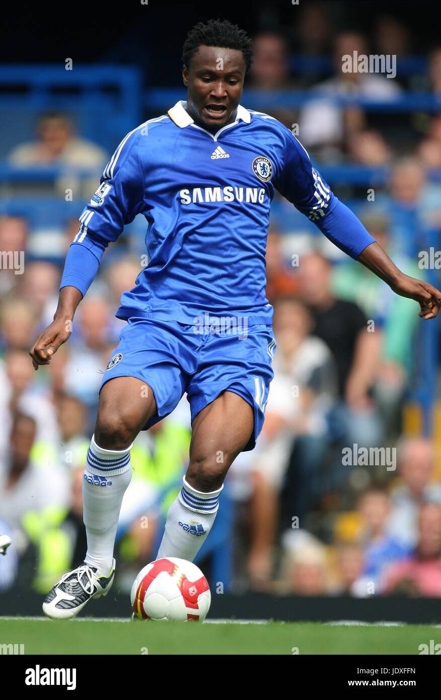 JOHN OBI MIKEL CHELSEA FC STAMFORD BRIDGE LONDON ENGLAND 17 August 2008 ...