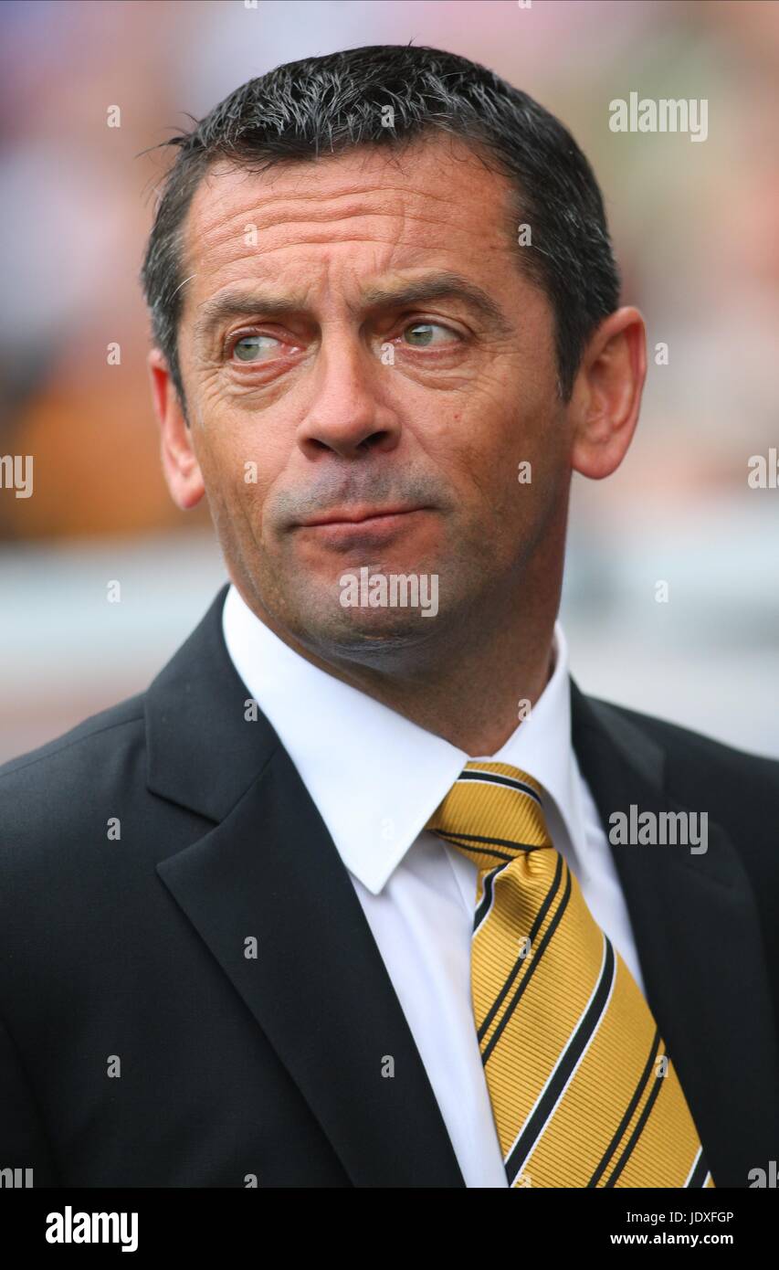 PHIL BROWN HULL CITY FC MANAGER KC STADIUM HULL ENGLAND 16 August 2008 ...