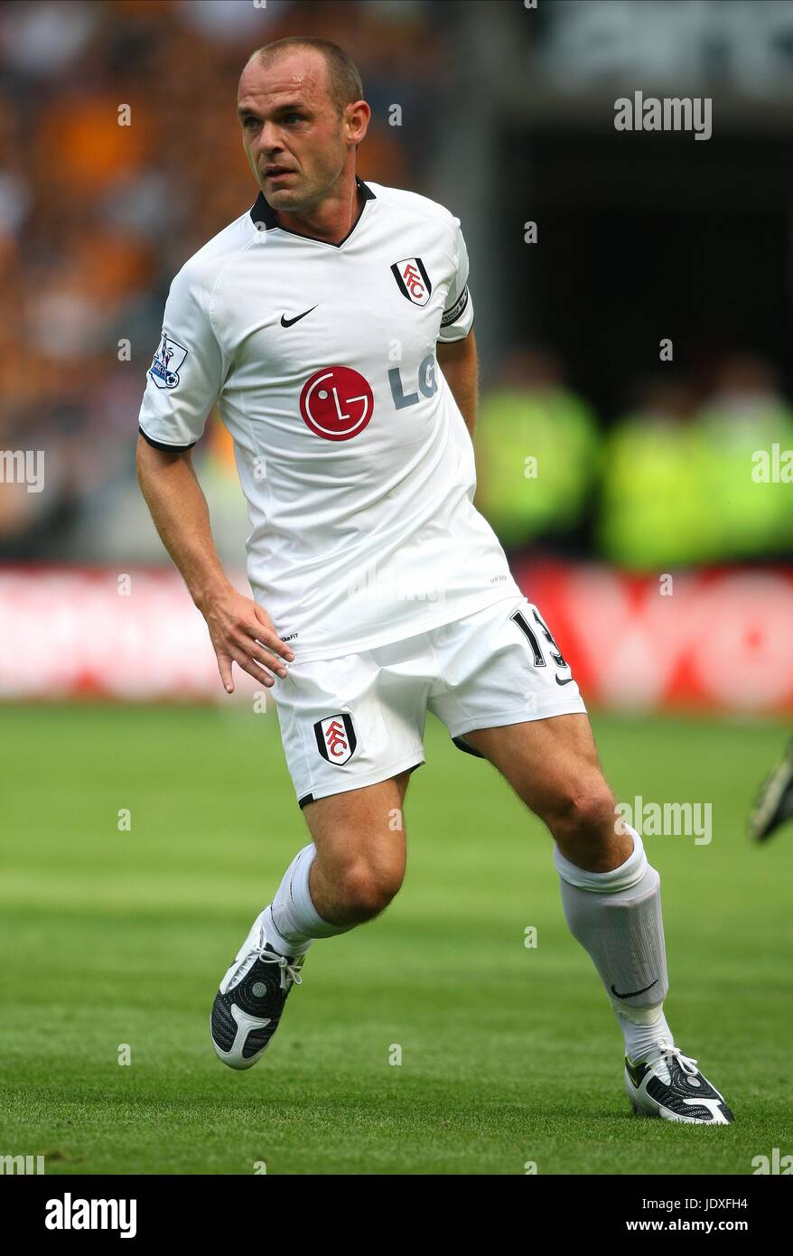 DANNY MURPHY FULHAM FC KC STADIUM HULL ENGLAND 16 August 2008 Stock ...