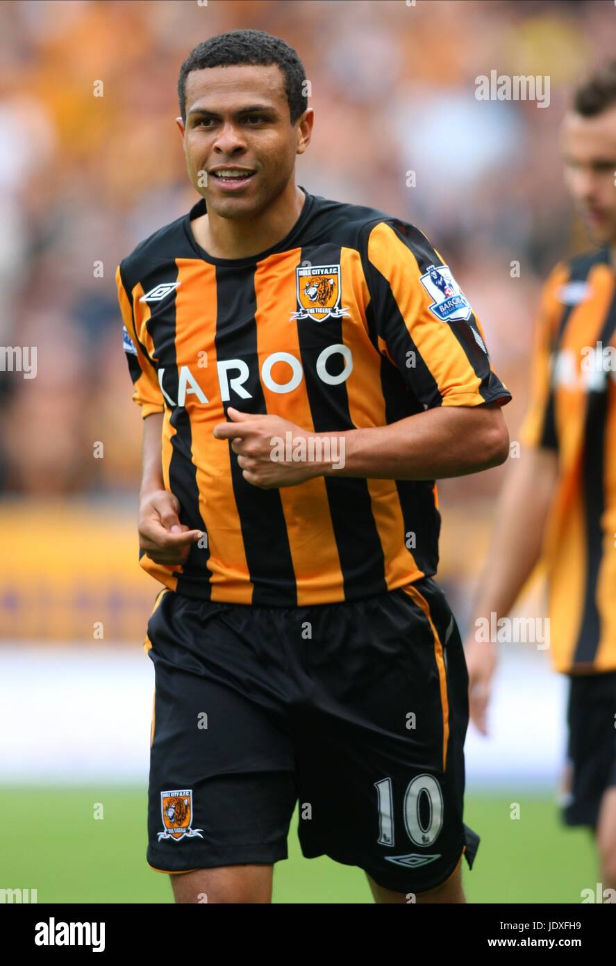 GEOVANNI HULL CITY FC KC STADIUM HULL ENGLAND 16 August 2008 Stock ...